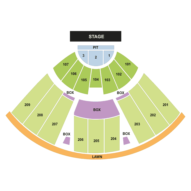 Concord Pavilion Interactive Seating Chart | Cabinets Matttroy